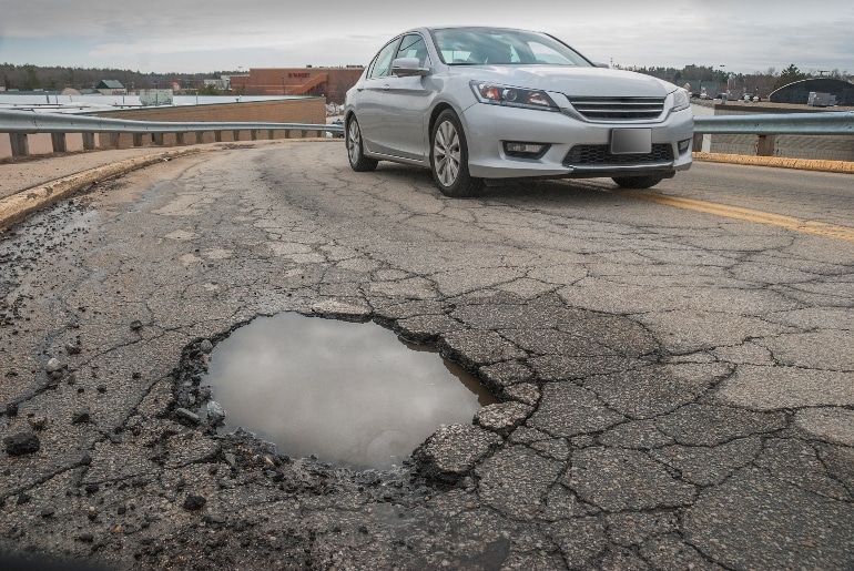 Pothole Damage Responsibility | The Sam Bernstein Law Firm
